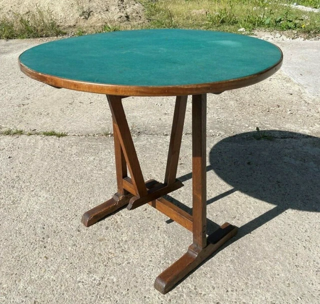 TABLE DE VIGNERON en noyer du 19ème en état correct EUR 180,00 ...