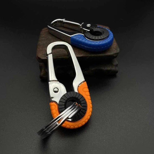 KEYCHAIN KEY RINGS Hook Outdoor EDC Steel Buckle Carabiner T4cz ...