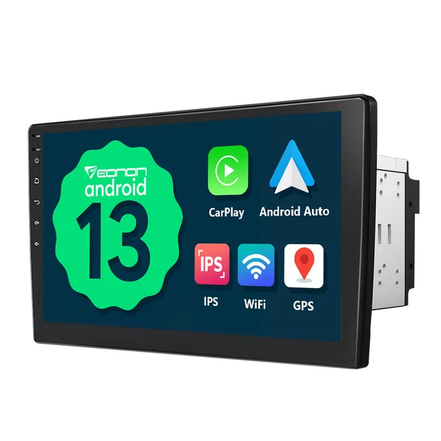 10.1& GPS NAVI Android Auto 13 Head Unit 2 Din Car Stereo FM Radio ...