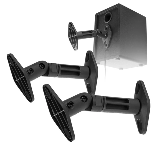 AUDIZIO HTS20 WALL Mount Speaker Bracket, Adjustable 3.5kg Load £14.99 ...