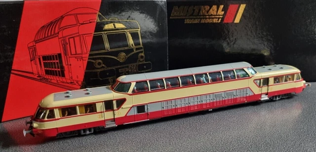 MISTRAL HO SNCF AUTORAIL PANORAMIQUE X4209 (idem Jouef, Roco, Lima, Ree ...