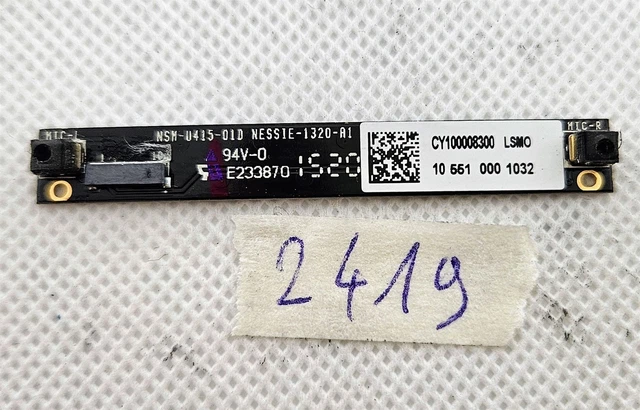 HP ZBOOK 15 Microphone Module CY100008300 735370-001 - Genuine ...