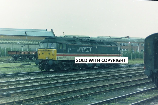 RAILWAY / TRAIN Negative 35mm Loco Class 47 47804 Sold with copyright £ ...