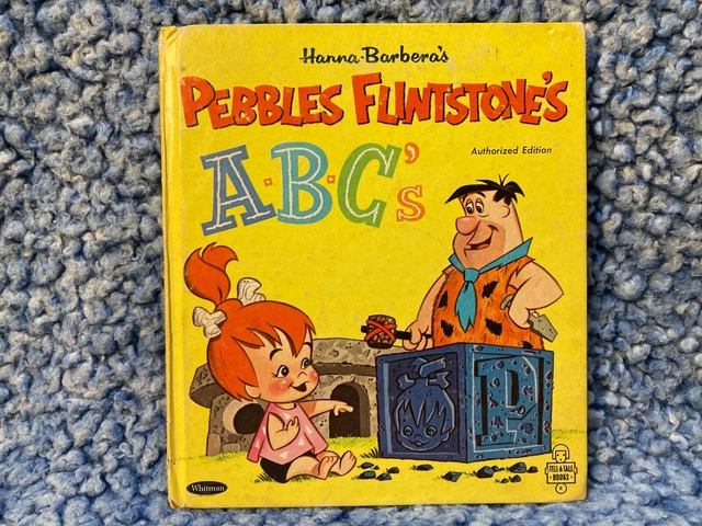 HANNA BARBERA'S PEBBLES Flintstone's ABC's 1966 Book Tell-A-Tale ...