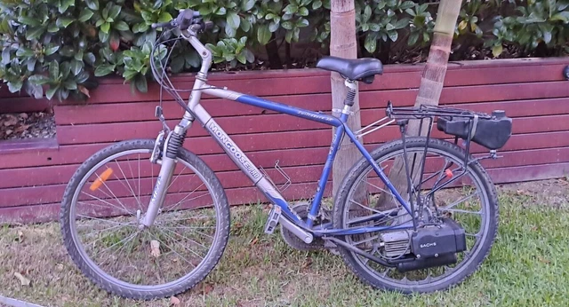 MOTORISED PETROL AND pedal powered bicycle- Sashes motor -mongoose pro ...