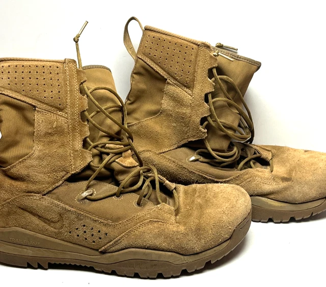 NIKE SFS TACTICAL Combat Boots work US Sz. 12.5 Trail Military Mens £47 ...