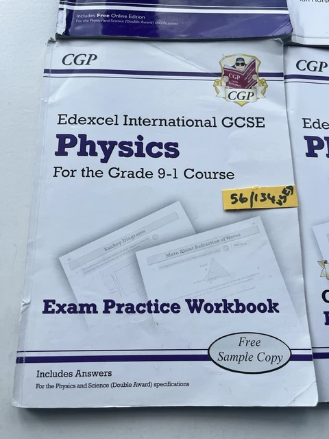GCSE PHYSICS CGP Revision bundle Edexcel workbook guide exam practice £ ...