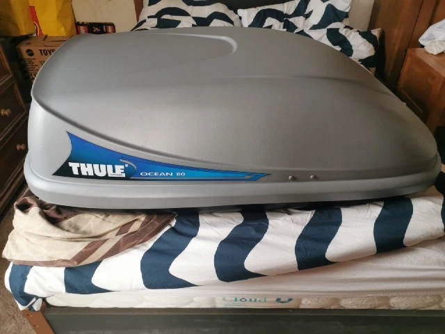THULE OCEAN 80 Roof Box Roof Box with Lock Keys £63.08 - PicClick UK