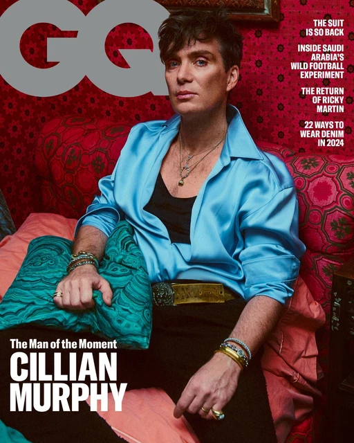 BRITISH GQ MARCH 2024 Cillian Murphy Cover £15.00 - PicClick UK