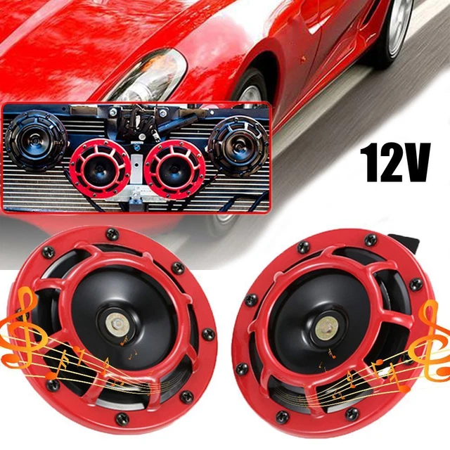 CAR LOW HIGHT Horn Speaker Super Loud Car Air Horn Motorcycle Siren ...