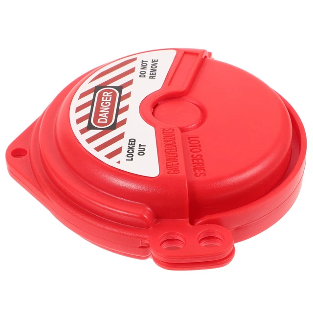 GATE VALVE LOCKOUT Device Water Valve Lock Disc for Outdoor Faucet Lock ...
