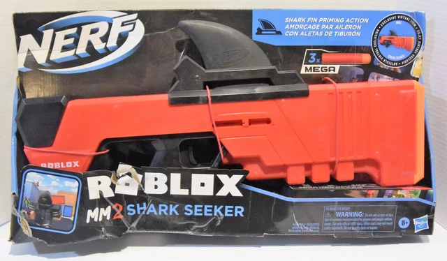 NERF ROBLOX MM2: Shark Seeker Dart Blaster, Shark-Fin Priming Action ...