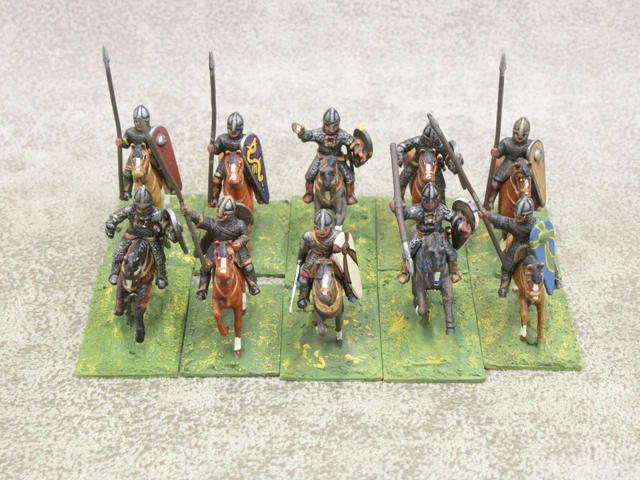 25MM MEDIEVAL METAL NORMAN KNIGHTS x10 Very Well Painted 26027 £40.00 ...