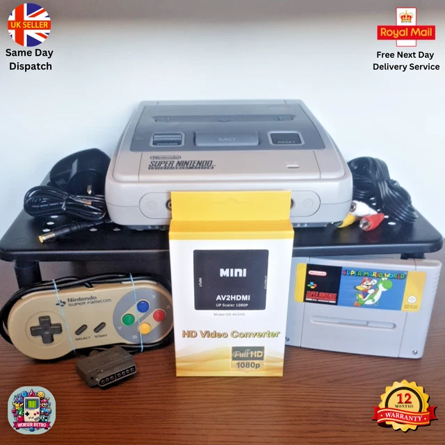 NINTENDO, SUPER NINTENDO (SNES), Super Mario World, Controller, Ready ...