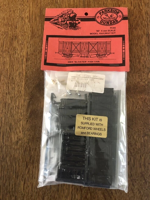 PARKSIDE PC44 MODEL Kit GWR BLOATER FISH VAN w/Romford Wheels - OO ...