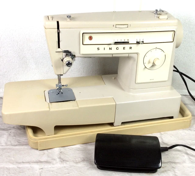 VINTAGE SINGER STYLIST 522 Electric Sewing Machine with Foot Pedal ...