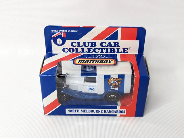 VINTAGE 1995 NTH Melbourne Kangaroos AFL Football Matchbox Collectable ...
