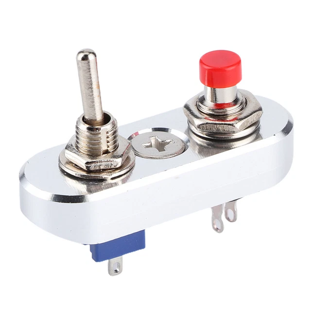 MOMENTARY PUSH BUTTON SelfReset Switch 3Pin 2 Positions Toggle Switch ...