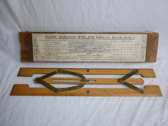 VINTAGE - HEZZANITH Field's - Parallel Rule - Mark 1 - 18" £94.99 ...