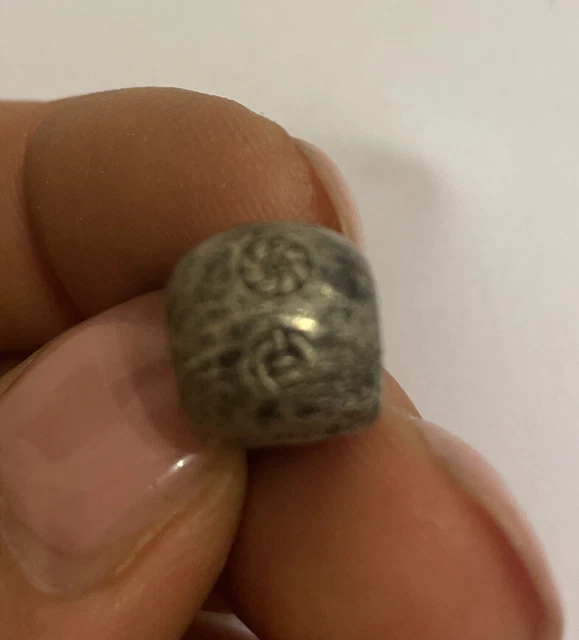 RARE 1851 KING Rama 4 Thai Bullet Coin Thailand Sterling Silver Pod ...