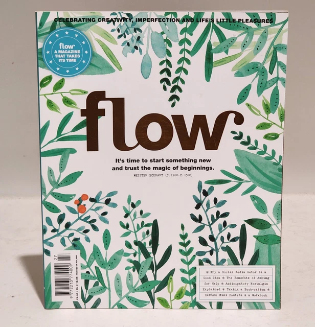 FLOW MAGAZINE ISSUE 27 - Celebrating Creativity, Imperfection & Life's Pleasures $63.96 ...