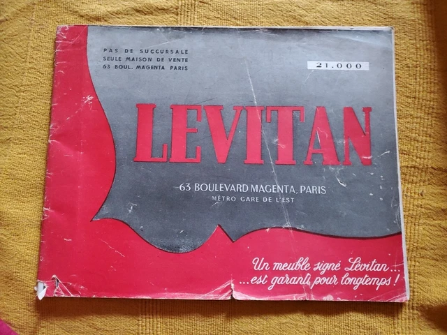 ANCIEN CATALOGUE D'AMEUBLEMENT LEVITAN Paris 64pages EUR 18,50 ...