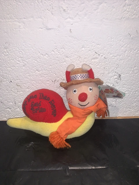 VINTAGE THE MAGIC ROUNDABOUT BRIAN THE SNAIL SOFT TOY PLUSH Collectable ...