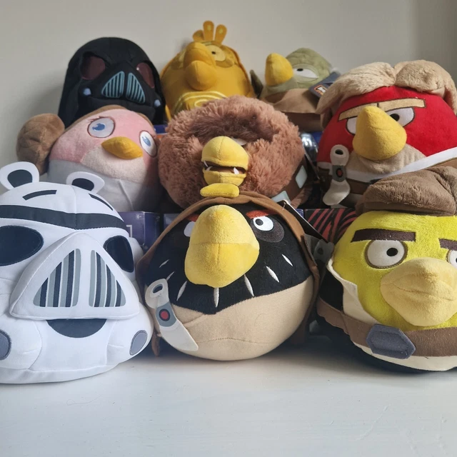 ANGRY BIRD PLUSH Collection X9, Star Wars, Xmas, Great Condition £41.99 ...