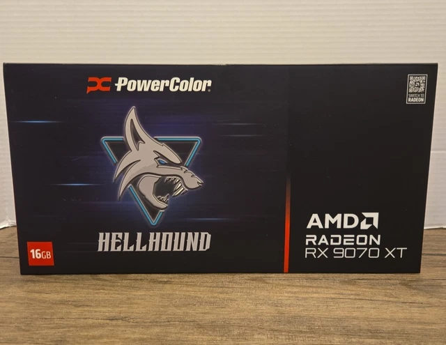 AMD RADEON POWERCOLOR Hellhound RX 9070 XT 16G Brand New Sealed! $929. ...