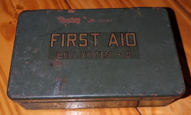 1960'S ERA BELL System-D First Aid Kit Pacific Telephone, in used ...