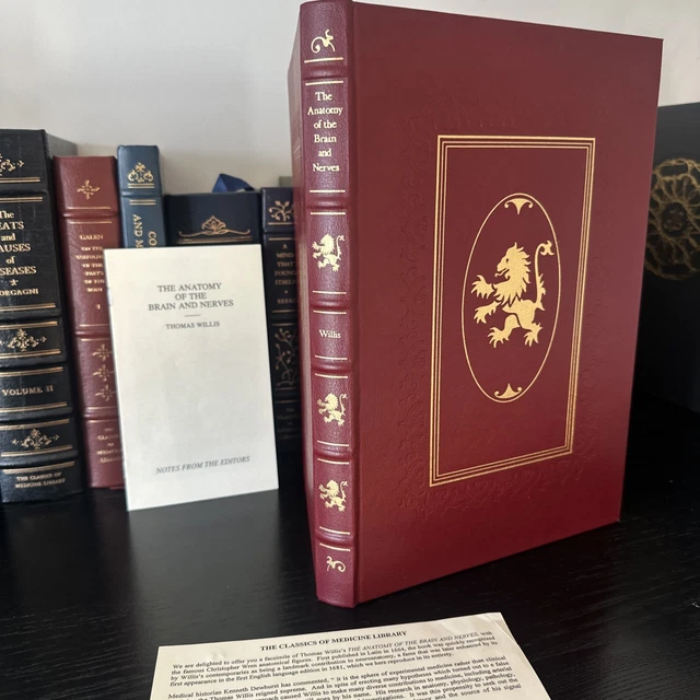 ANATOMY OF BRAIN & NERVES Thomas Willis Classics of Medicine Library ...