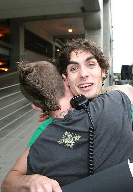 TYSON RITTER FROM the band All American Rejects is seen outside t - Old ...
