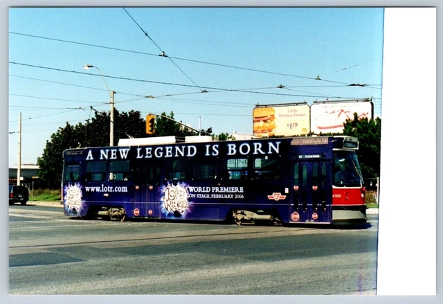 TTC STREETCAR #4186 Lord of The Rings Wrap St Clair Loop Toronto Kodak 4x6 Print $4.99 - PicClick CA