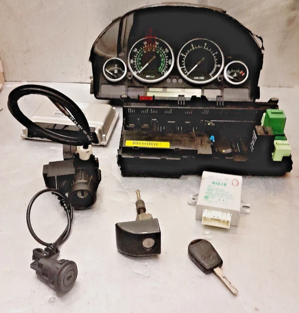 RANGE ROVER VOGUE L322 Instrument Cluster Complete Lock Set Key And ...