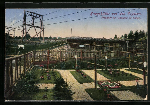 CPA LUSSE, FRIEDHOF avec Christuskreuzen 1916 EUR 5,00 - PicClick FR