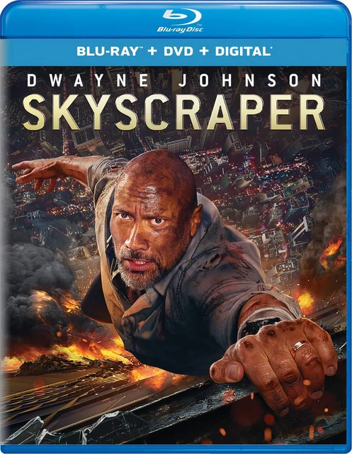 SKYSCRAPER (BLU-RAY) DWAYNE 'The Rock' Johnson Noah Taylor Chin Han (US ...