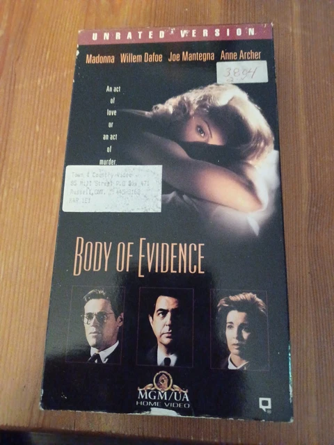 BODY OF EVIDENCE VHS RARE OOP HTF $10.00 - PicClick CA