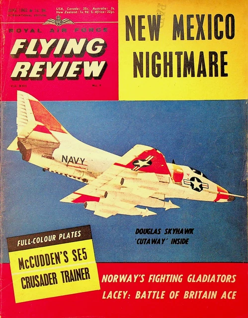 FLYING REVIEW INTERNATIONAL Magazine Vol. 17 #9 VG 1962 £17.74 ...