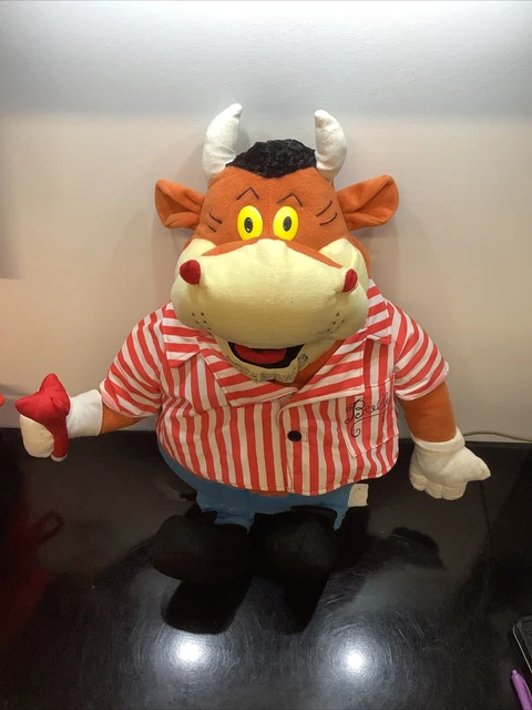 VERY RARE BULLSEYE Plush Large Bully Soft Toy 24 Inch Collectable Darts ...