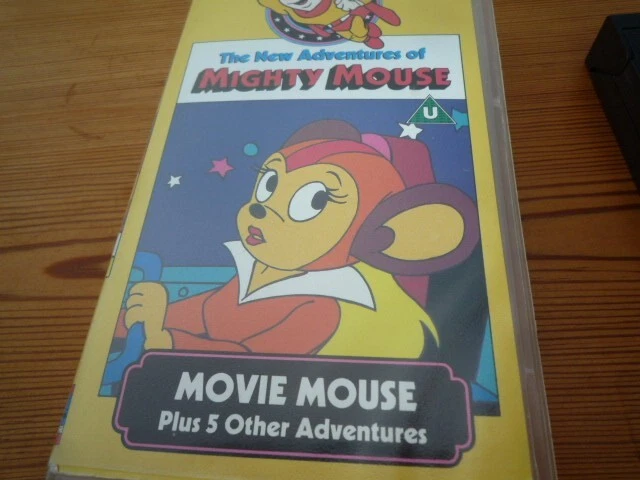 VINTAGE VHS TAPE Adventures Of Mighty Mouse Movie Mouse & Others 1990 £ ...
