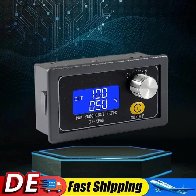 ADJUSTABLE PWM SIGNAL Generator Duty Cycle Function Generator LCD ...