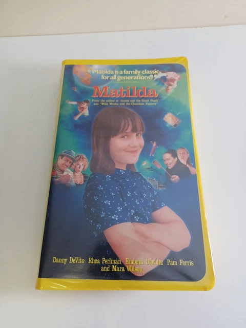 MATILDA VHS 1996 Video Tape Danny DeVito Movie Yellow Clamshell Case ...