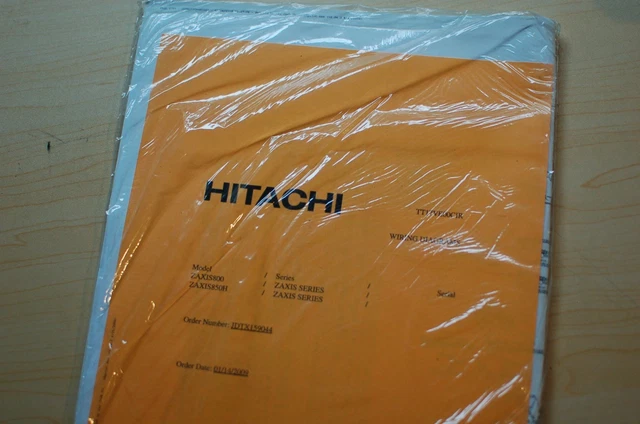 HITACHI ZAXIS 800 850H Excavadora Eléctrico Cableado Diagram Esquema ...