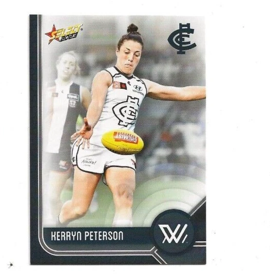 2023 AFLW FOOTY Stars Carlton Kerryn Peterson Common Base Card # 189 $1 ...