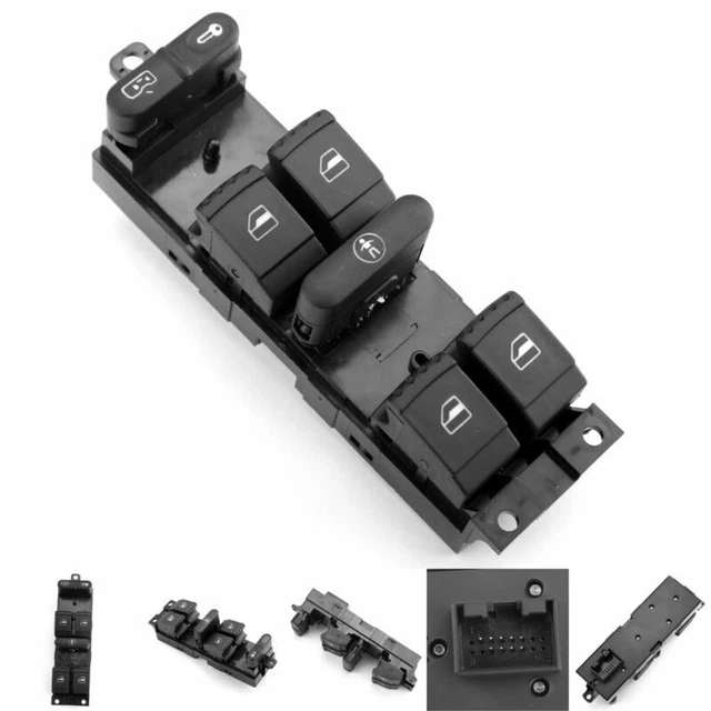 MASTER POWER WINDOW Switch Driver Side 1J4959857C For VW Passat B5 Bora ...