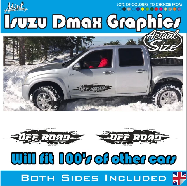 ISUZU DMAX TRUCK 4x4 Side OFFROAD Decals Stickers Rodeo Graphics N/P&P ...