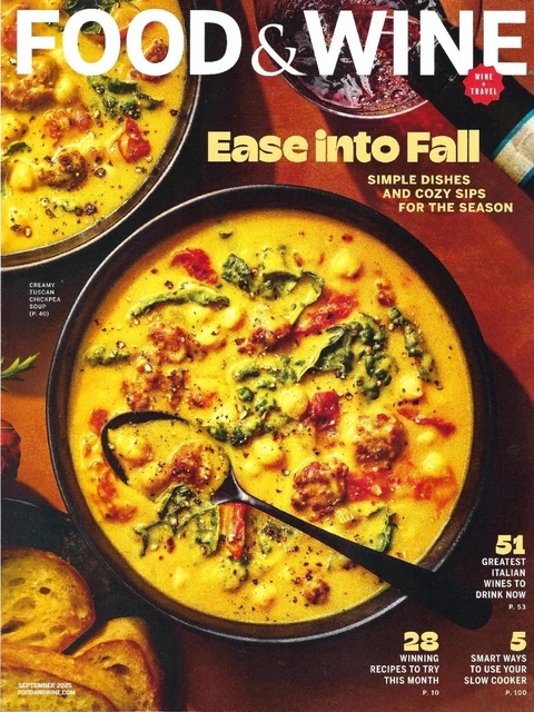 FOOD AND WINE Magazine September 2025 Ease Into Fall Recipes 51 ...