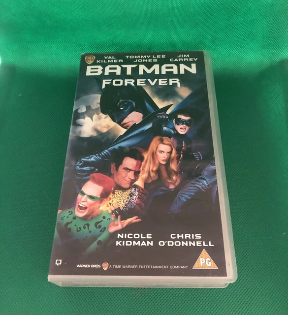 VINTAGE VHS BATMAN Forever Certificate Pg 115 Minutes 1995 See Photos £ ...
