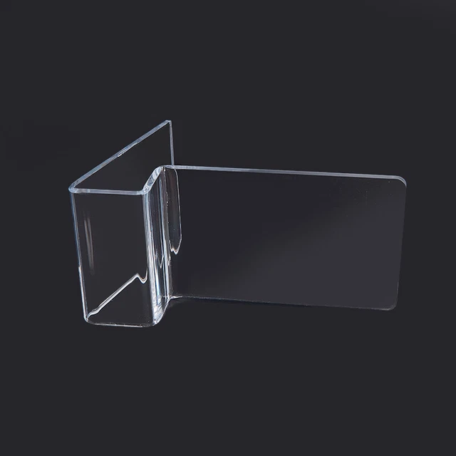 CLEAR PLASTIC TRANSPARENT Stand Shelf Window Counter Display Showca KD ...