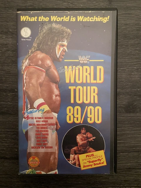 THE WWF - First World Tour 89/90 (VHS) Wrestling Video Tape WWE £0.99 ...